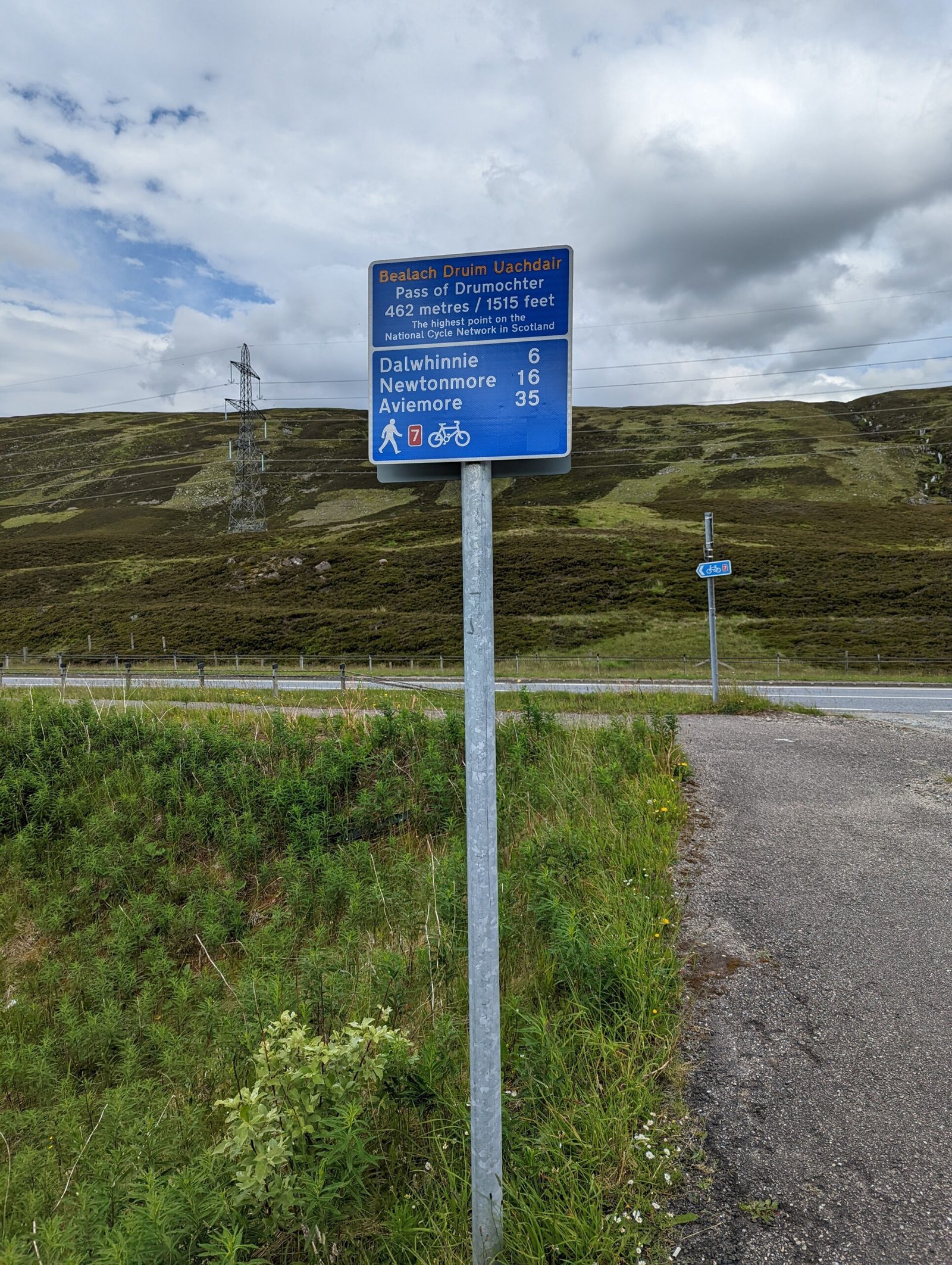 LEJOG Day 16 Perth to Dalwhinnie via the Pass of Drumochte